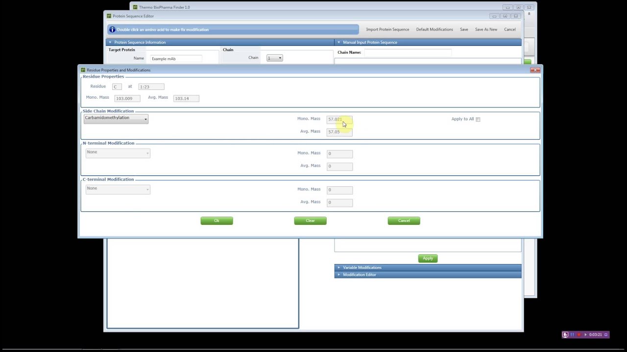 BioPharma Finder- Protein Sequence Manager- Overview - YouTube