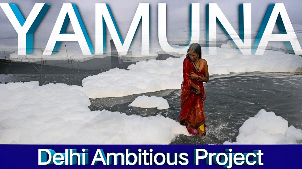 मोदी का "प्रोजेक्ट यमुना" Yamuna River Cleaning Project #yamunacleaning ...