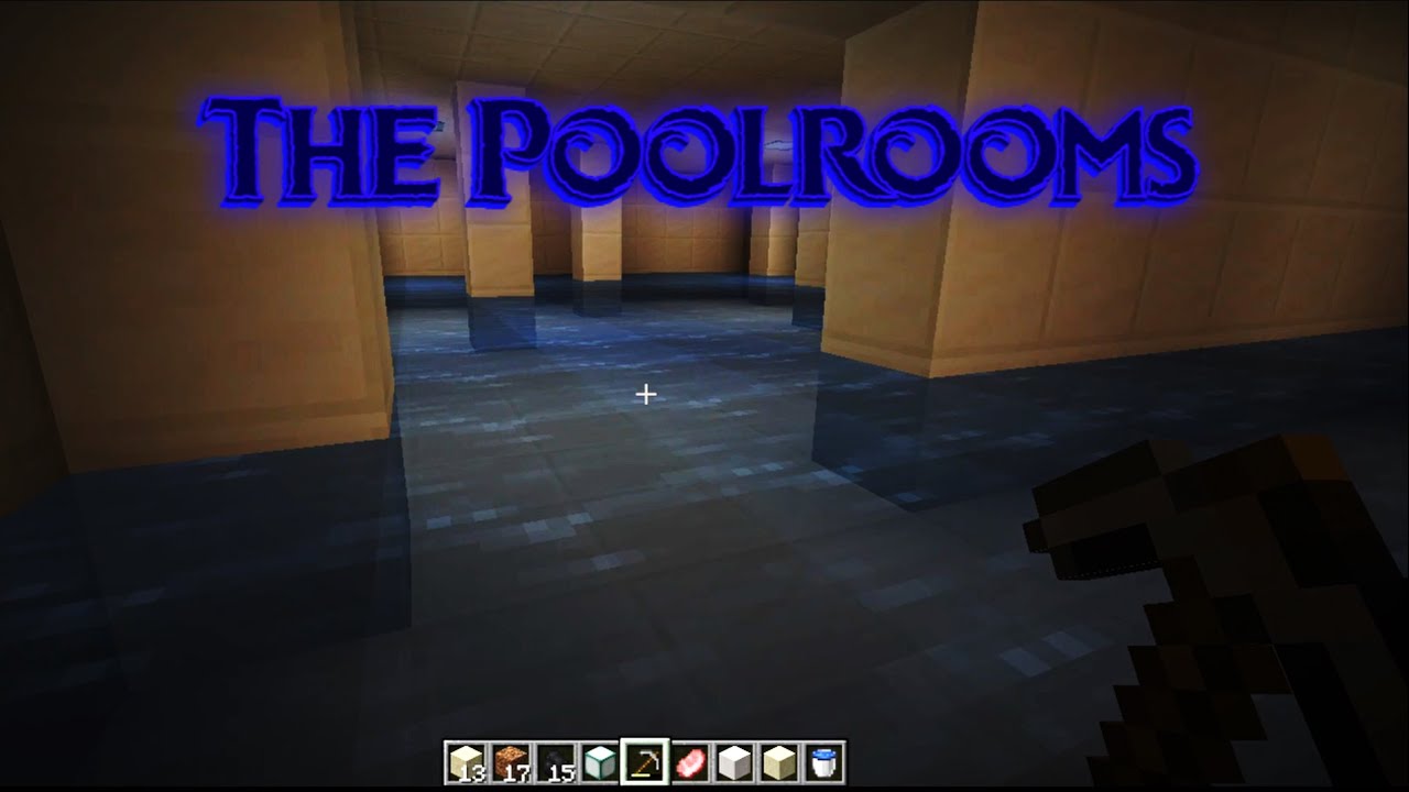 HICE LOS POOLROOMS EN MINECRAFT - YouTube