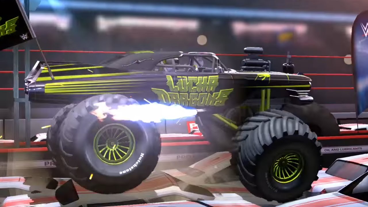 Monster Truck Show - MMX Racing Featuring WWE - HD 1080p (1) - YouTube