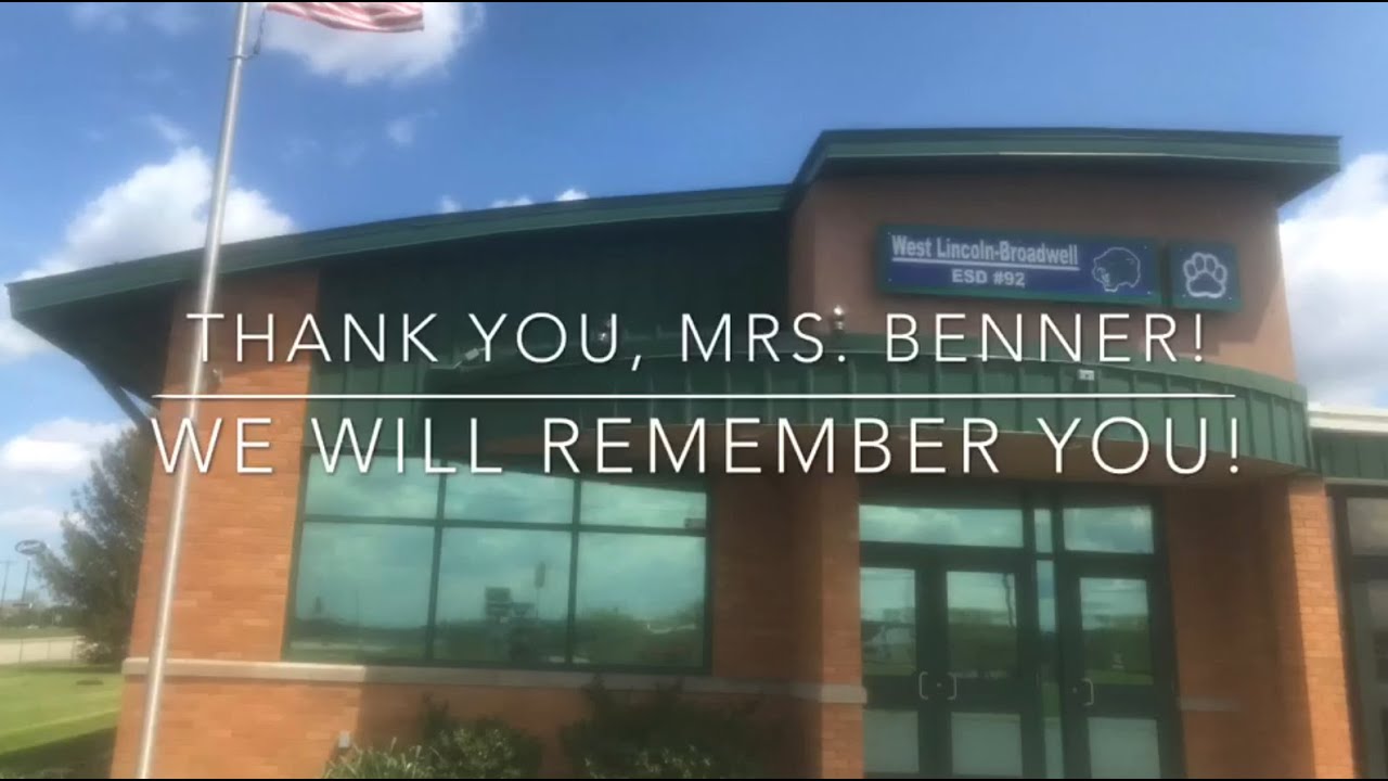 Mrs Benner - We will remember you! - YouTube