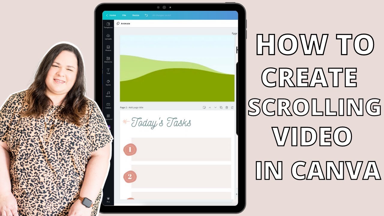 Create A Scrolling Video Using Canva Loom YouTube Create A Scrolling Video Using Canva Loom YouTube
