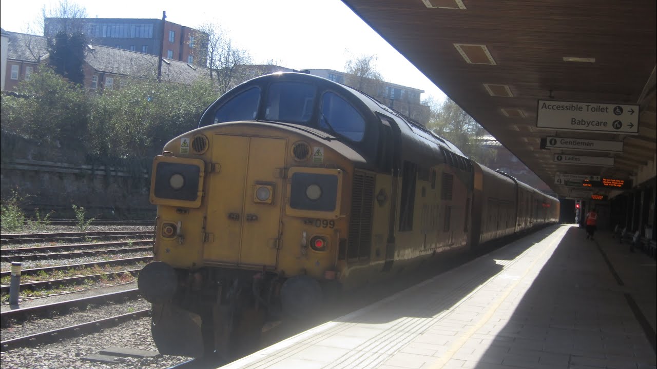 DBSO 9703 and 37099 CLAG Out of Leicester! 13/4/21 - YouTube