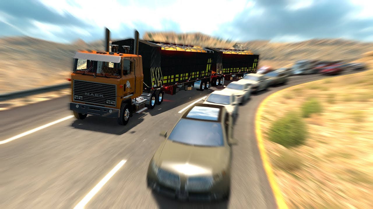 Trailer Full Doble Remolque Jaula Ferbus | 81 Toneladas de Maíz | Mack ...