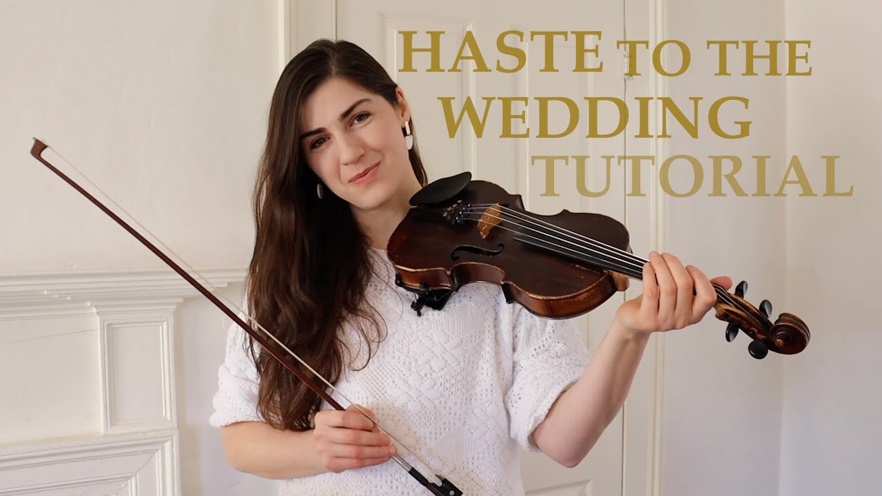 How to play HASTE TO THE WEDDING Jig Fiddle lesson - YouTube