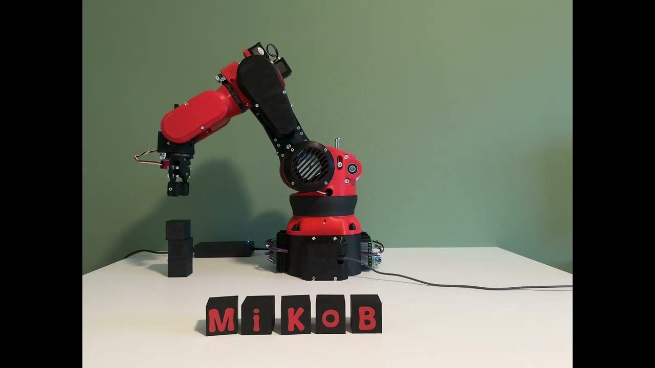 MiKoBots a 3d printed robot arm pick & place - YouTube