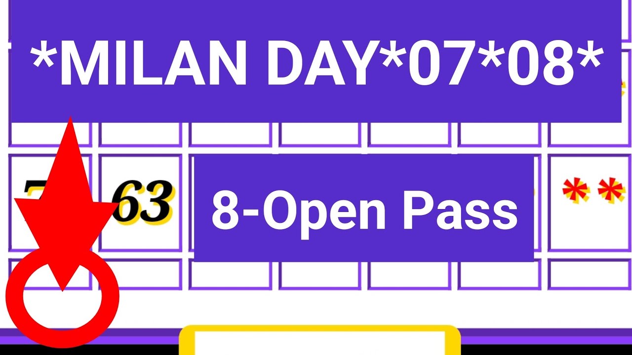 07-08-2023 Milan Day | Milan Day Chart | Milan Day Matka | Milan Day ...