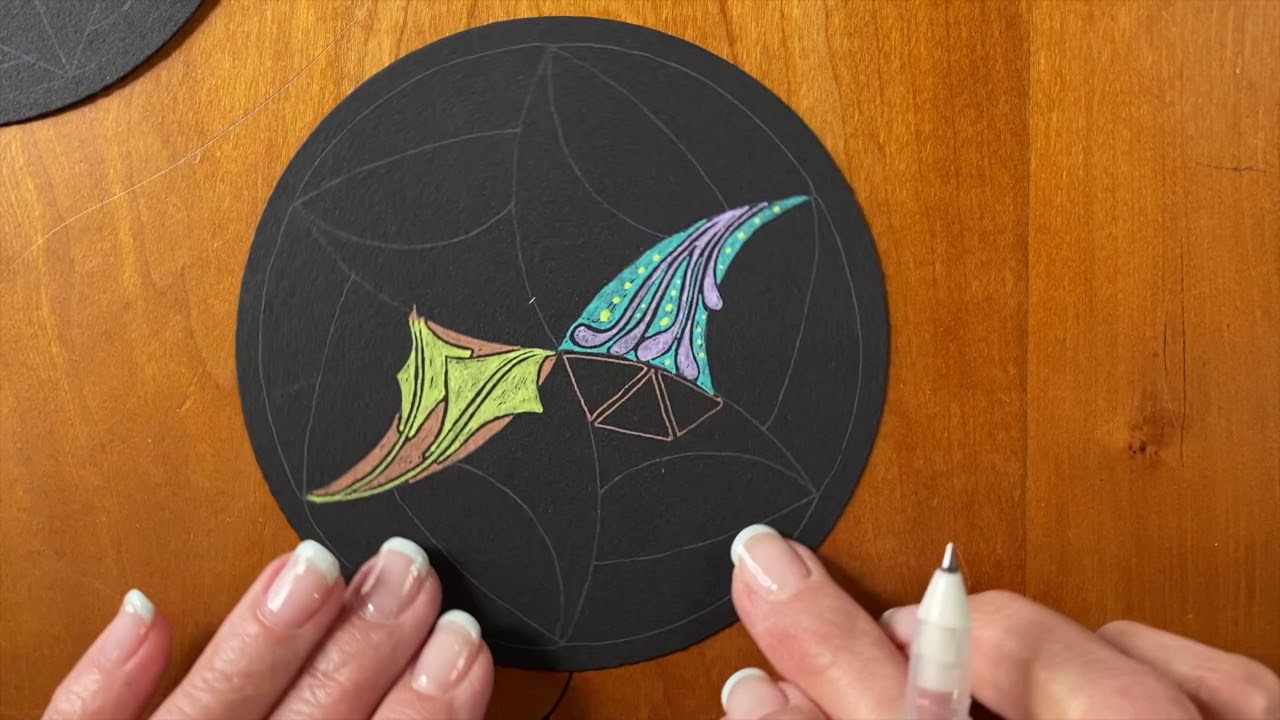 Zentangle Project Pack No. 08 - Day 5 - Part 1 - YouTube