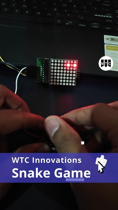 Snake Game on Arduino in Action! 🎮 | Joystick & LED Matrix Magic | #Shorts #snake #gameplay # ...