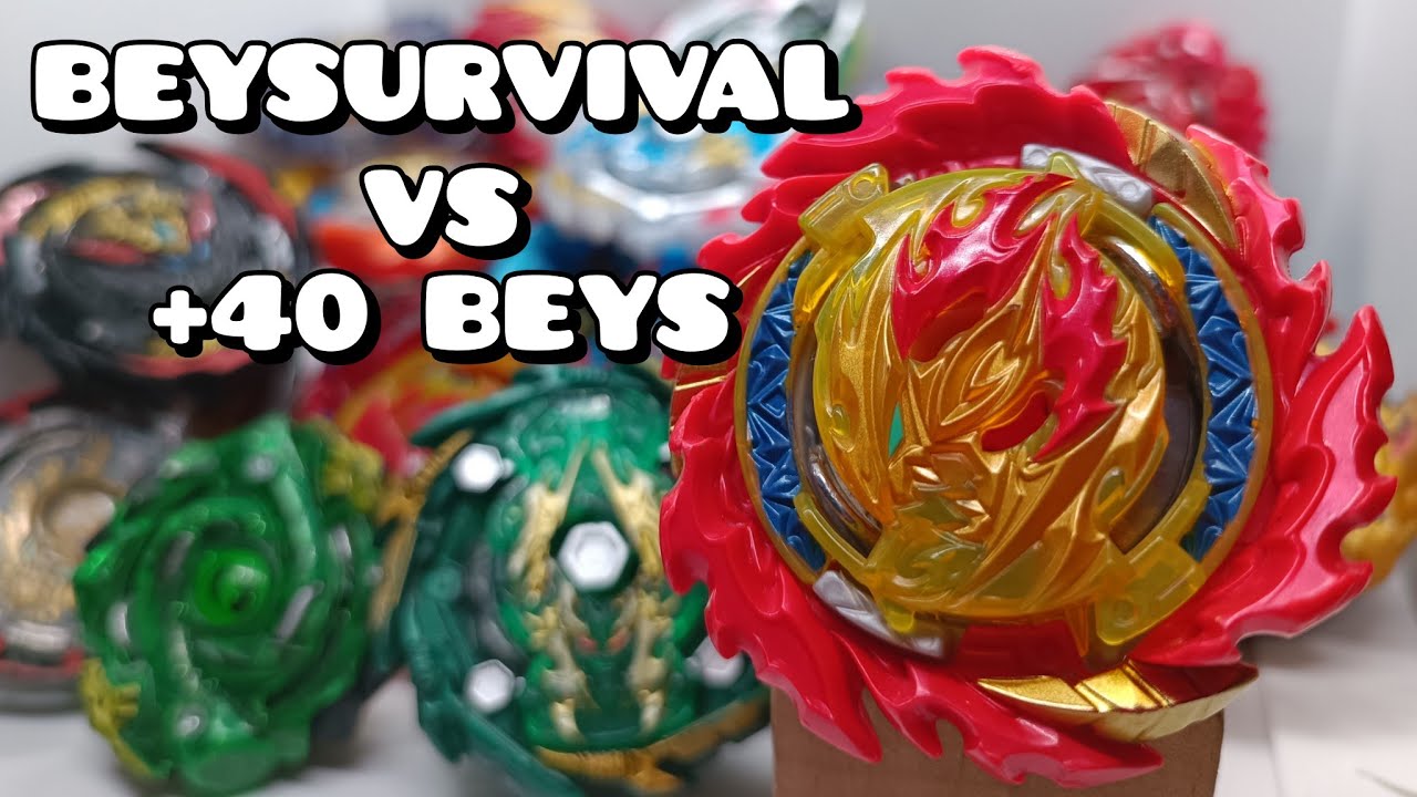 Magma Ifritor I7 vs 40 Beys | BeySurvival, Beyblade Burst QuadDrive en ...