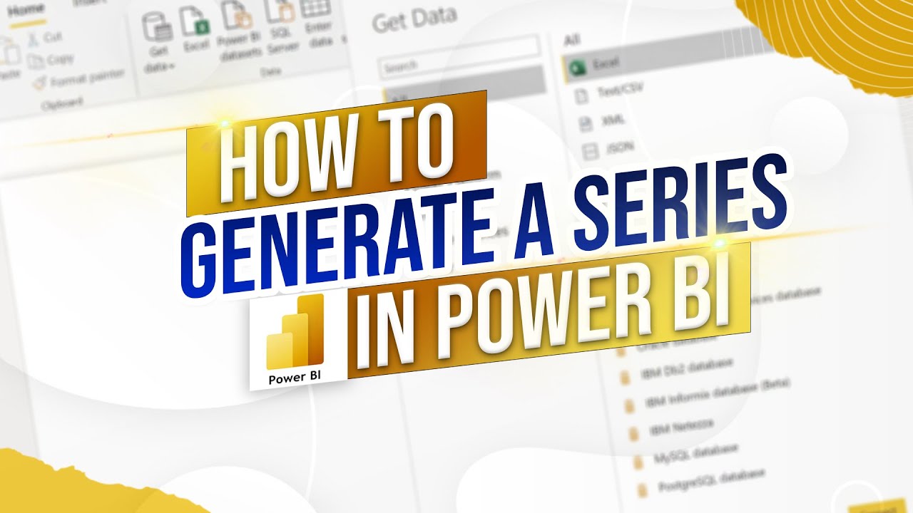 Generate a Series in Power BI - YouTube