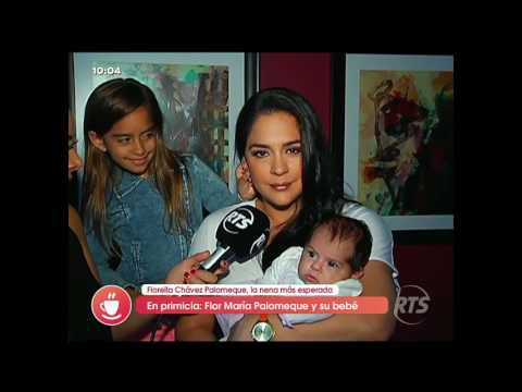 Flor María Palomeque presenta a su pequeña Fiorella