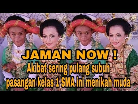 Viral!!!Pasangan remaja kelas 1 SMA 15 tahun menikah muda