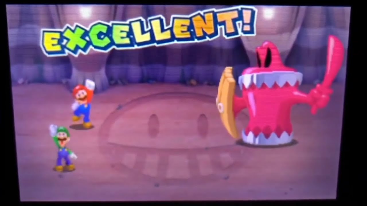 Mario & Luigi Superstar Saga + Bowser’s Minions - Chuckolator Boss ...