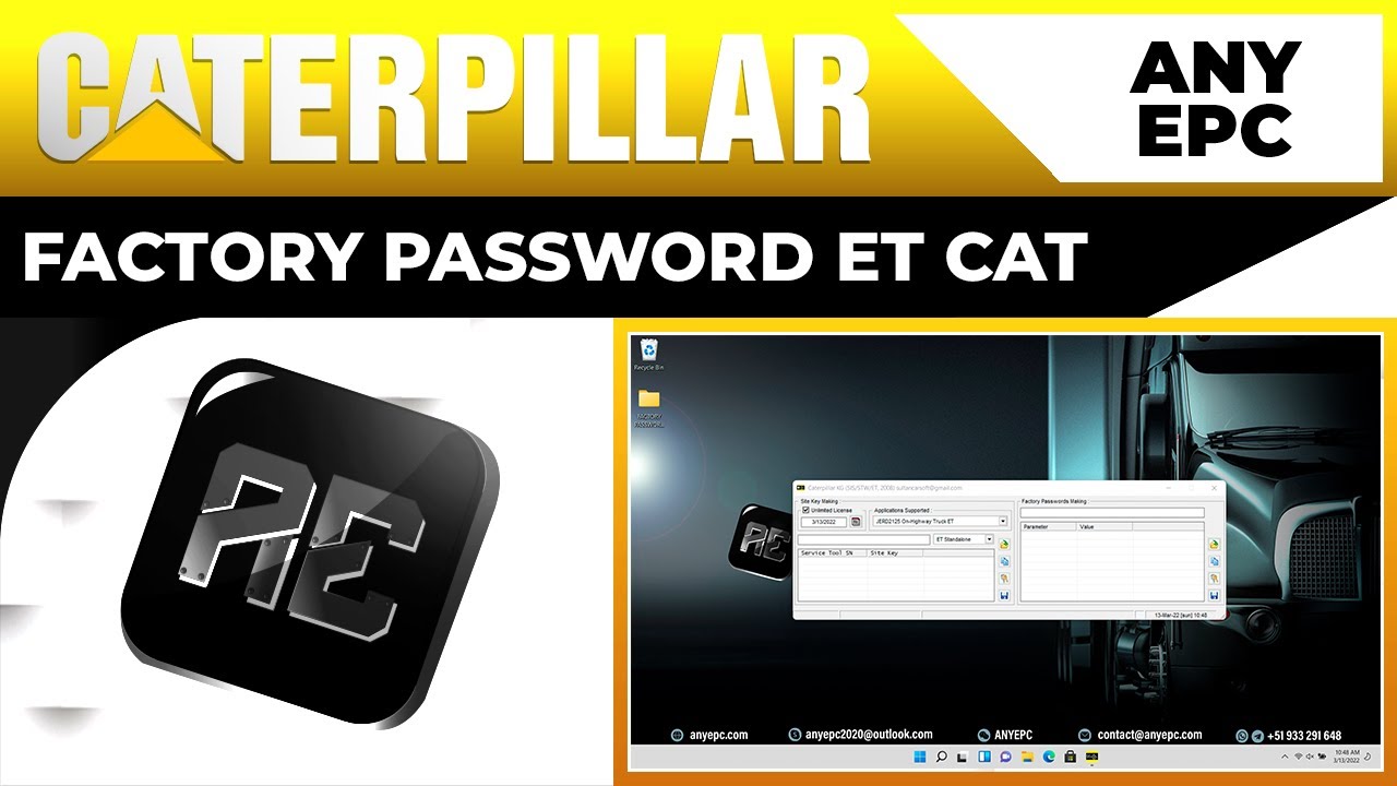 FACTORY PASSWORD ET CAT | INSTALLATION - YouTube