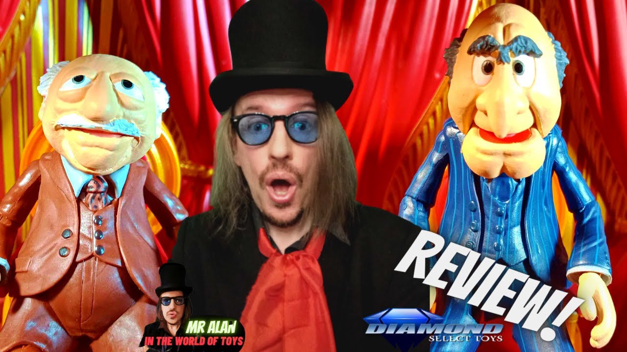 The Muppets Statler And Waldorf Figures Review! Diamond Select Toys ...