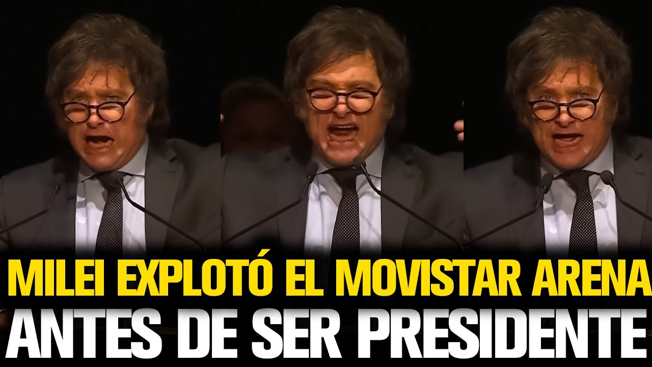 MILEI EXPLOTÓ EL MOVISTAR ARENA EN SU CIERRE DE CAMPAÑA ANTES DE SER ...