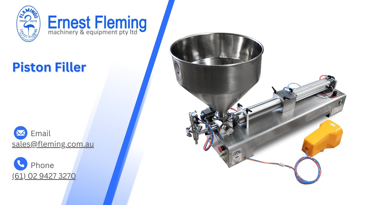 Flamingo Bench top Piston Filler 50-500ml - YouTube