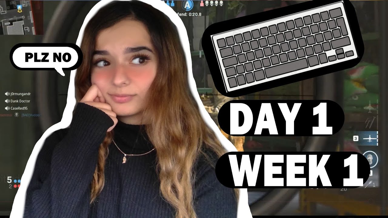 MY FIRST TIME - Switching to keyboard and mouse!! - YouTube
