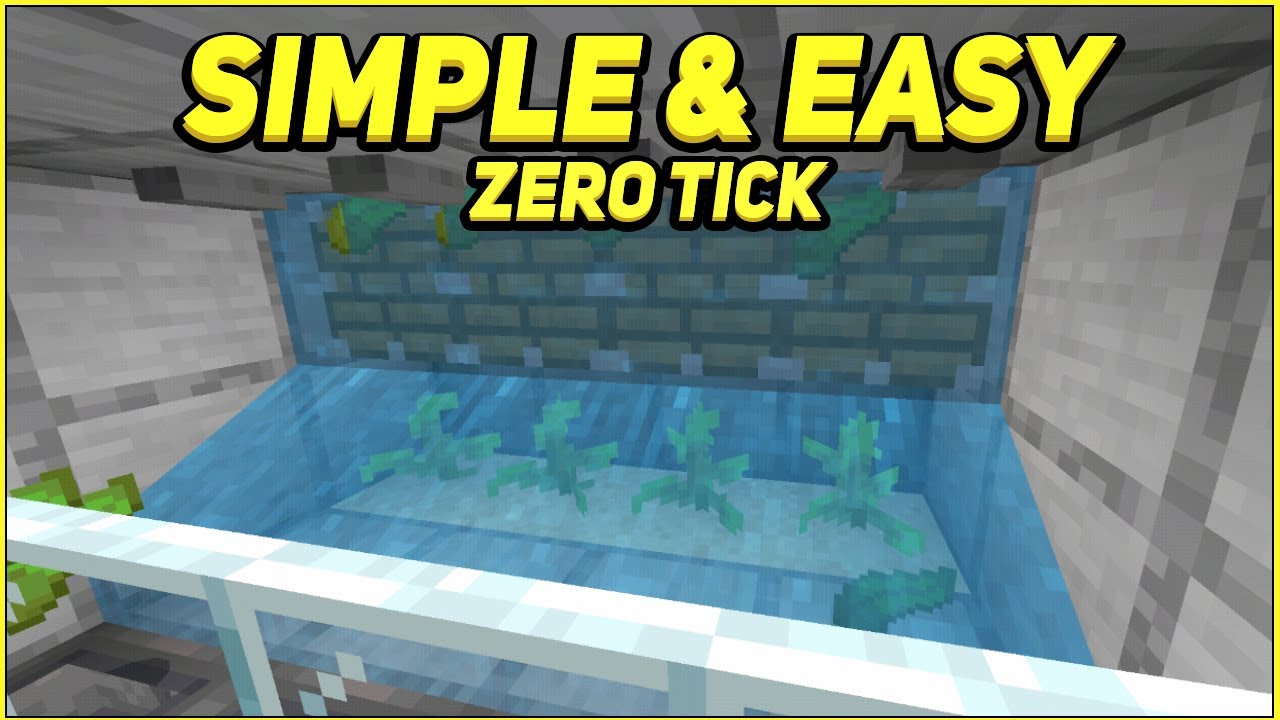 Zero Tick KELP Farm For Minecraft Bedrock / MCPE /Xbox / Ps4 1.14 ...