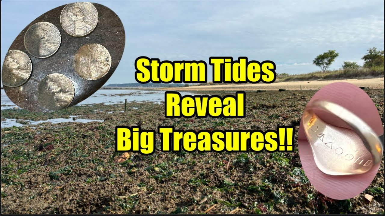 Super Tides/ Big Treasure/ Mudlarking & Metal Detecting Bonanza!! - YouTube