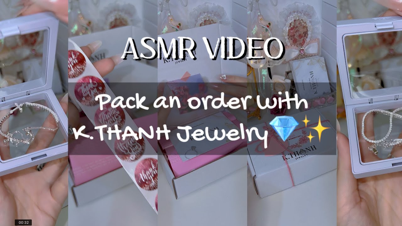 ASMR PACKING| Bracelet & Anklet Silver Jewelry Set💎 - YouTube