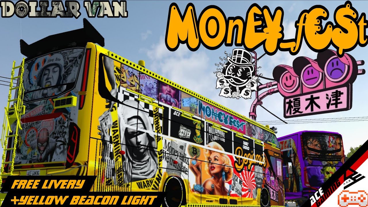 BUS SIMULATOR INDONESIA KENYAN GAMEPLAY ( 🤑moneyfest💵)new skin💥🔥🔥🔥🖇️🖇️🖇 ...