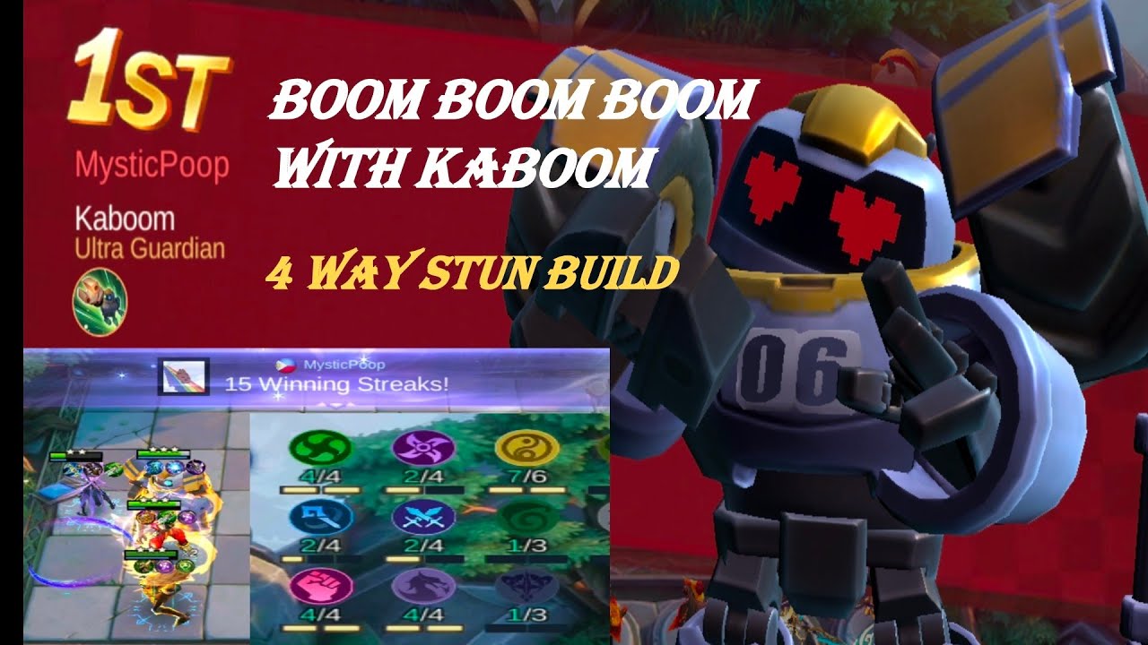 Magic Chess New Commander Kaboom 4 Stunners - YouTube