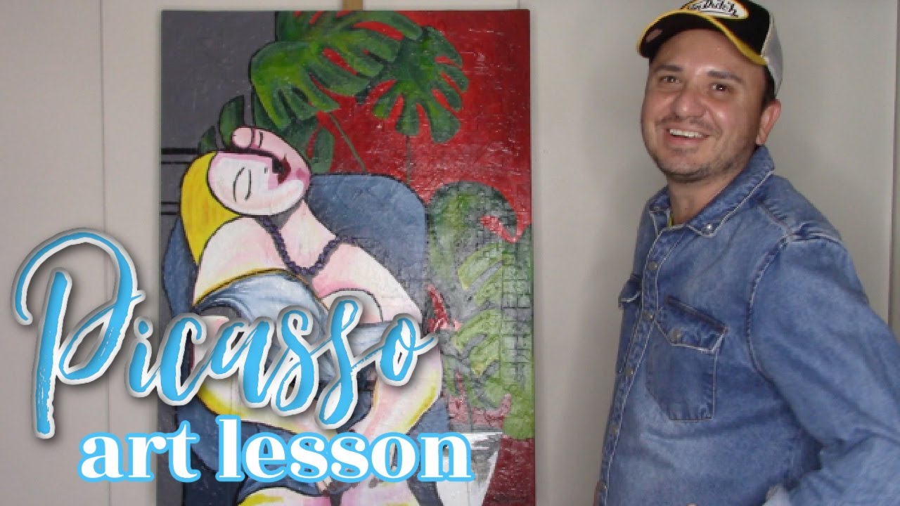Pablo Picasso Art Lesson | How to Draw The Dream by Pablo Picasso - YouTube