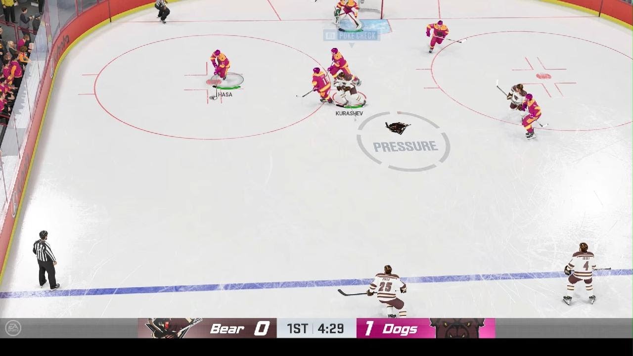 NHL 24 Middletown Mad Dogs vs Beantown Bears - YouTube