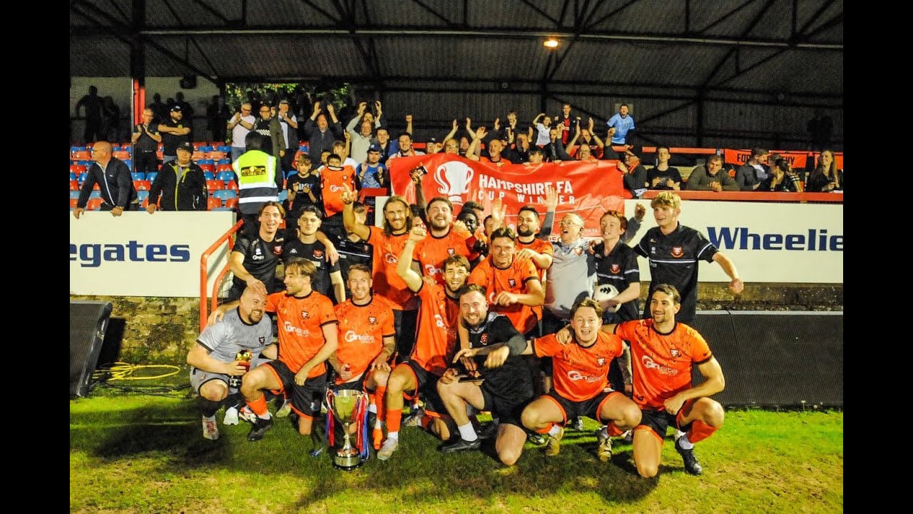 AFC Portchester win the Hampshire Senior Cup in 2024! - YouTube
