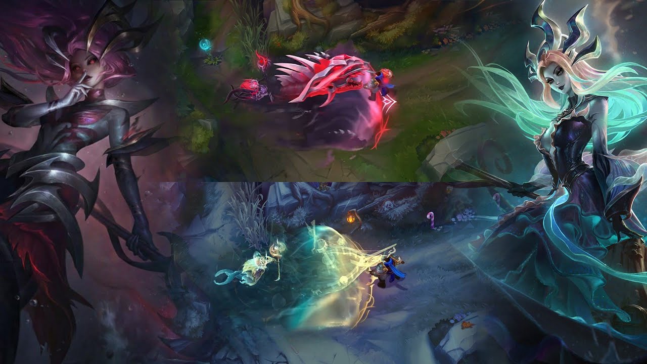 【COMPARISON】 Sunken Shadows Nami Vs Coven Nami || League Of Legends ...