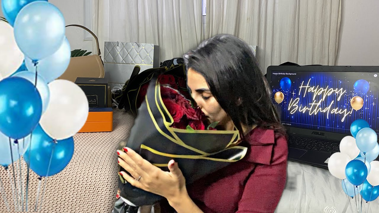 فتحت معكم هدايا عيد ميلادي 29 🎁💐 Youtube