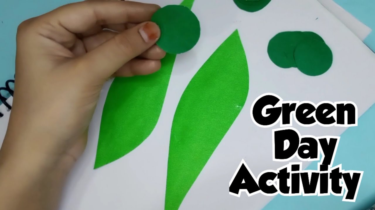 Green Day Craft | Green Day Activity | Green Day Paper Craft Idea ...