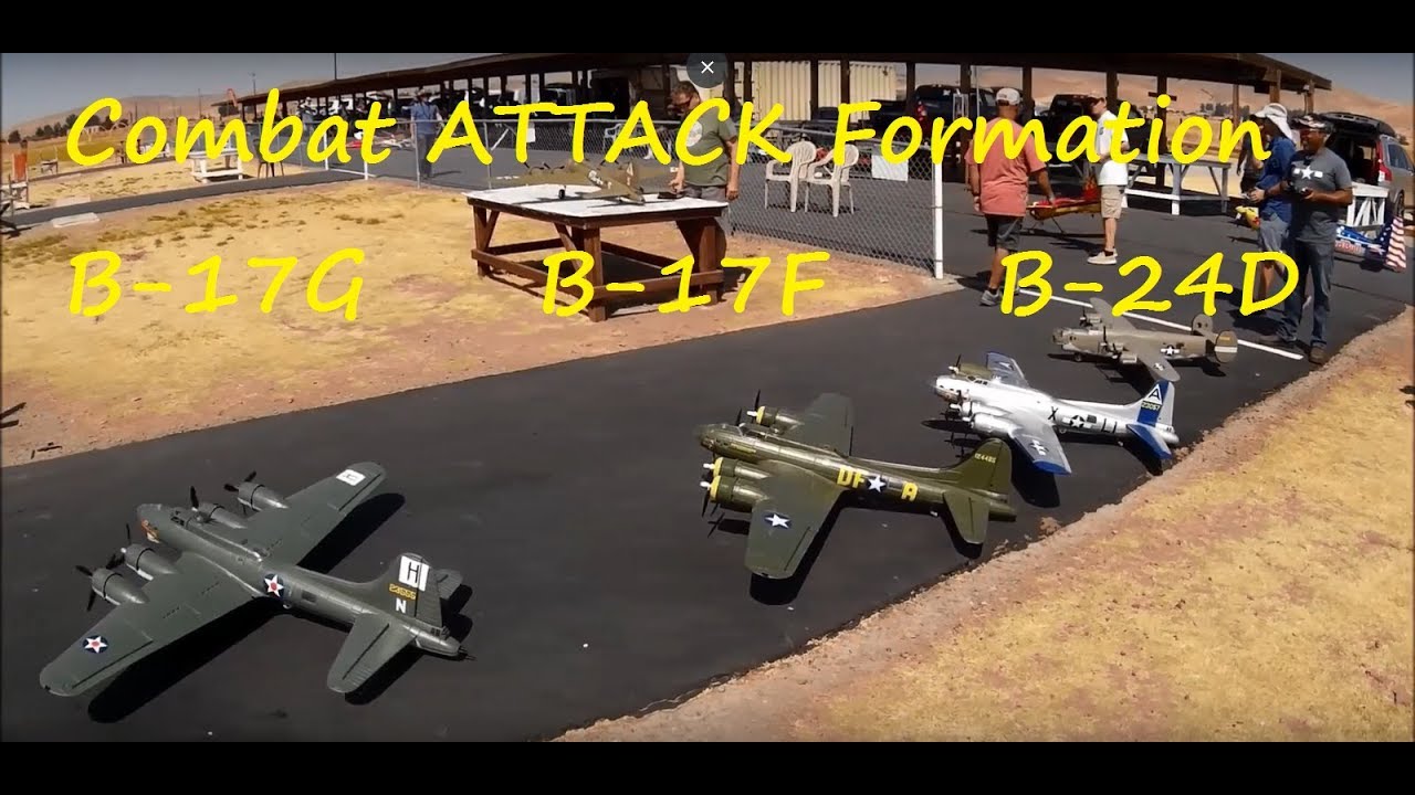 remote control plane b 17 b17 bomber - YouTube