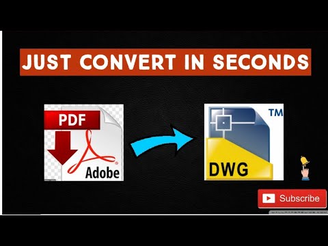How to convert PDF to AutoCAD in just 2 minutes 😲