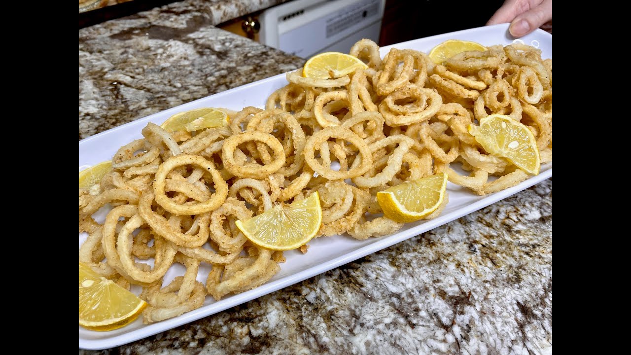 Quick and Easy Italian Style CALAMARI Recipe - YouTube