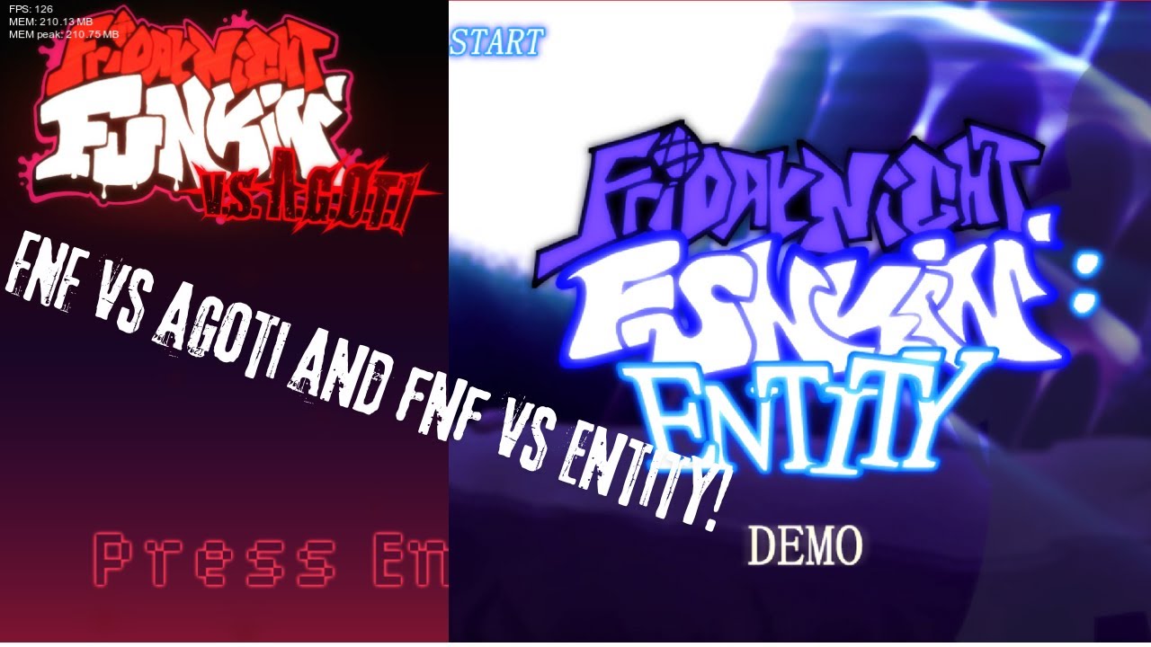 I played FNF vs Agoti and FNF vs Entity - YouTube