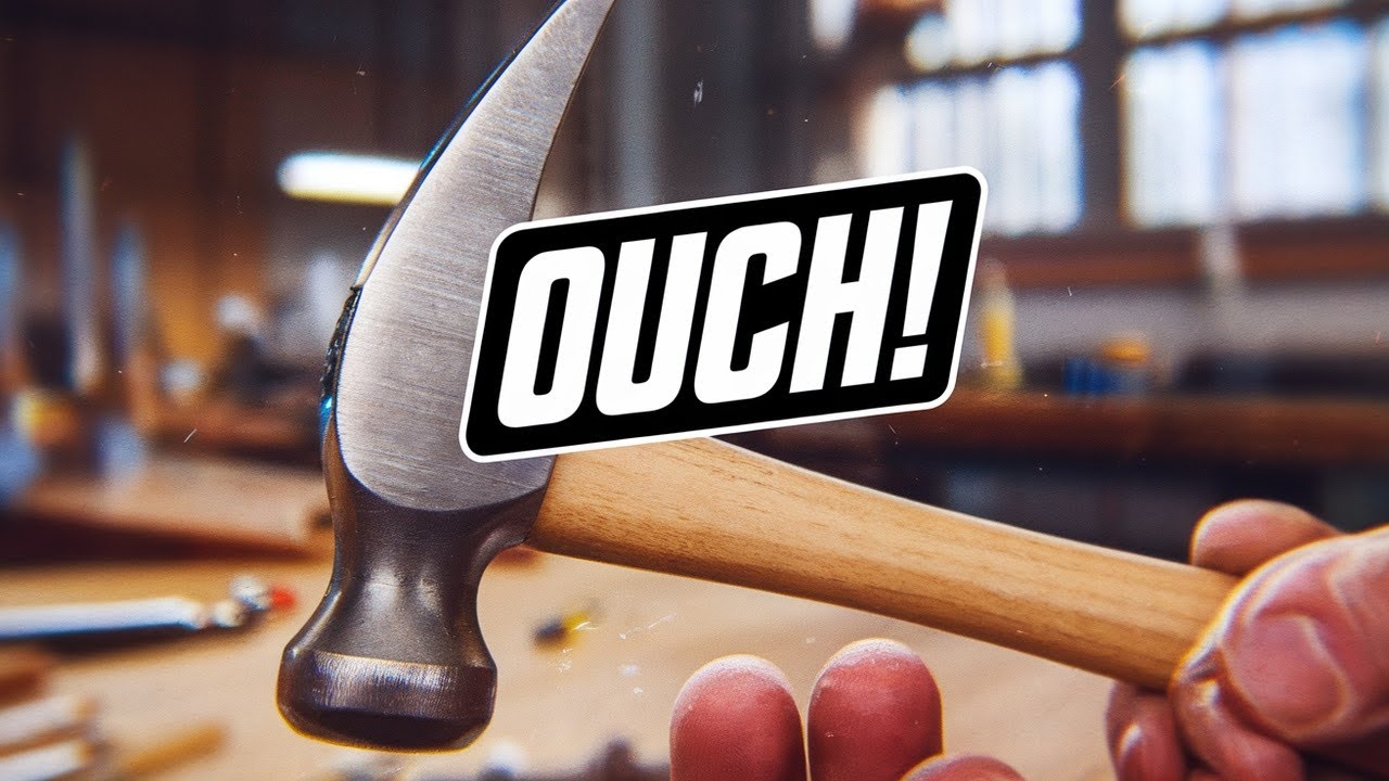 David clobbers his finger. #vlog #funny - YouTube