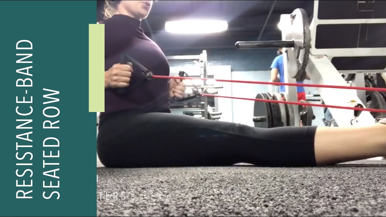 Resistance-Band Seated Row - YouTube