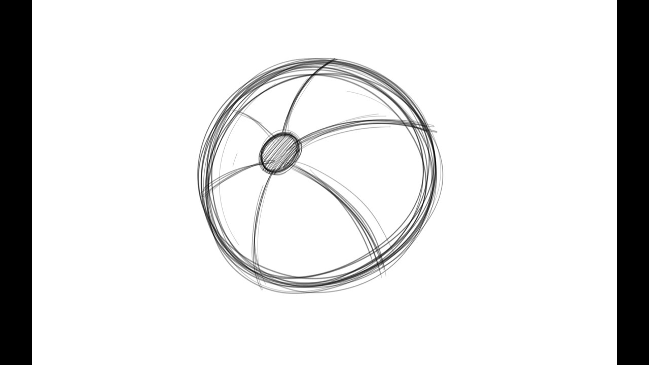 Ball Drawing for Kids Step by Step - YouTube