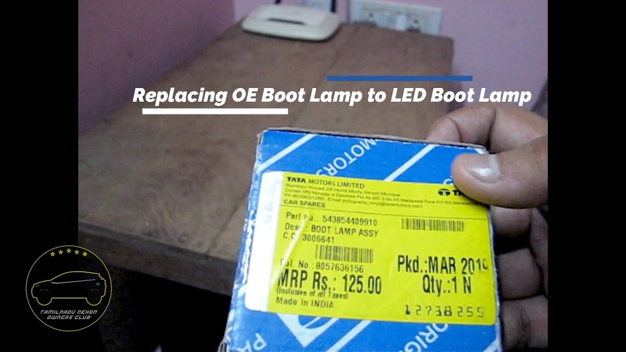 DIY LED Boot Lamp Replacement for Tata Nexon | Tata Nexon | # ...