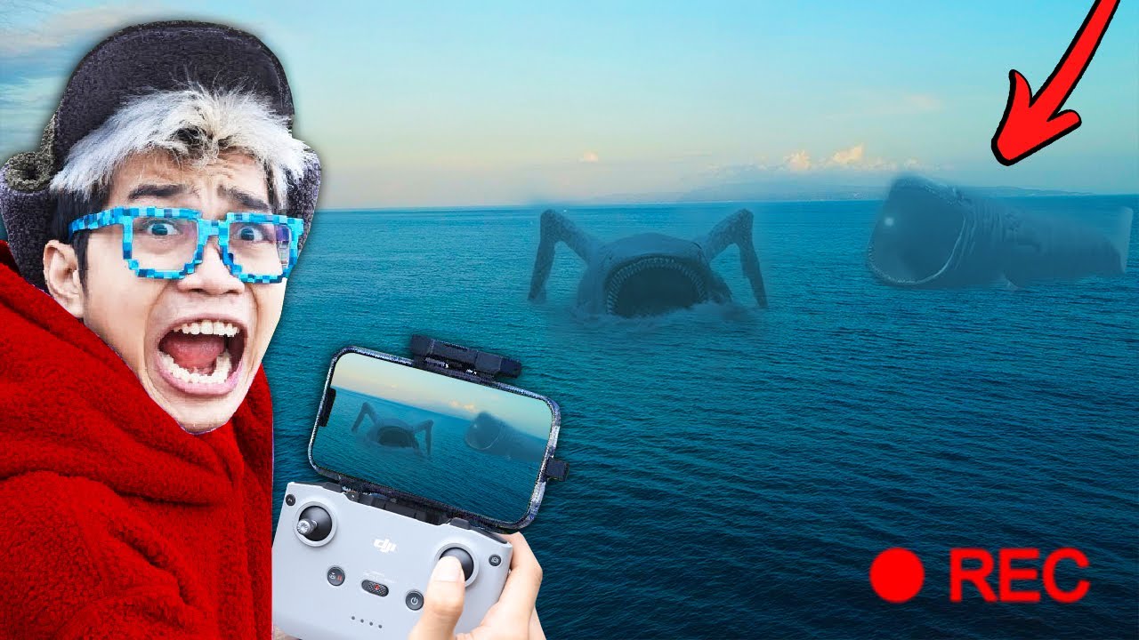 DIKIRA GUNUNG! DRONE MENANGKAP SEA EATER, BLOOP DI KEHIDUPAN NYATA ...