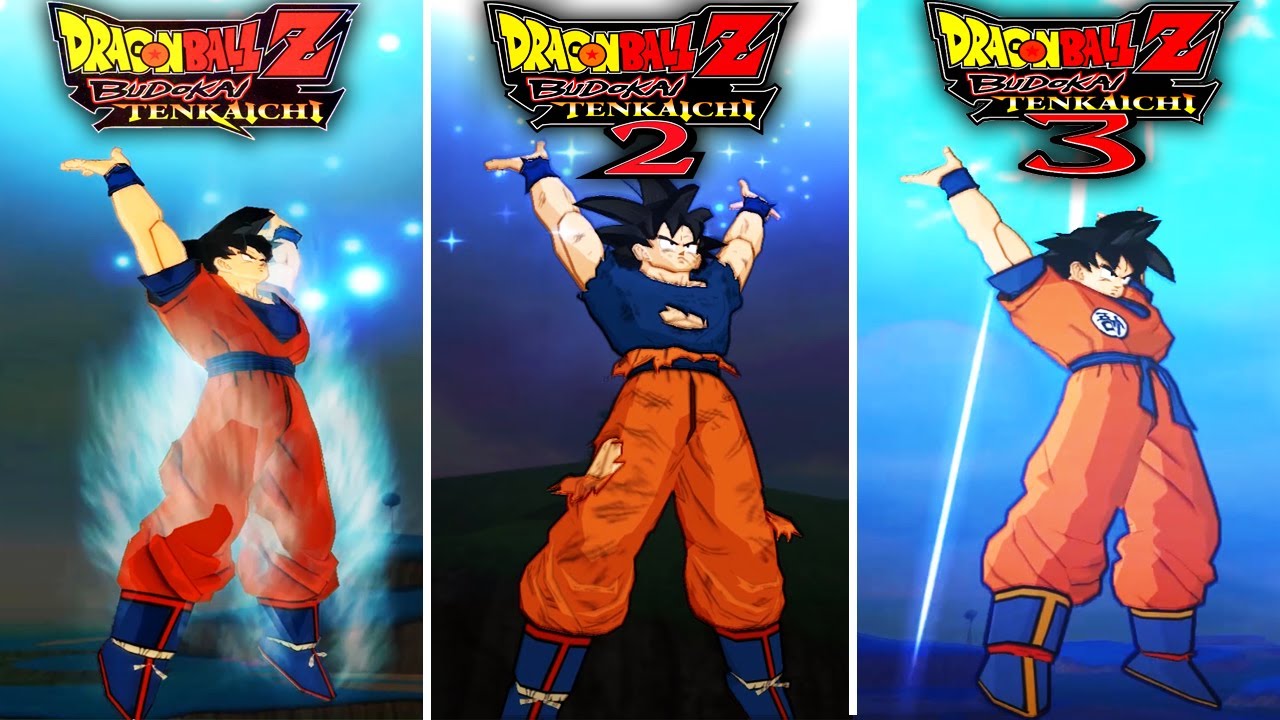 All Ultimate Attacks - Dragon Ball Z: Budokai Tenkaichi 1 - 3 - YouTube