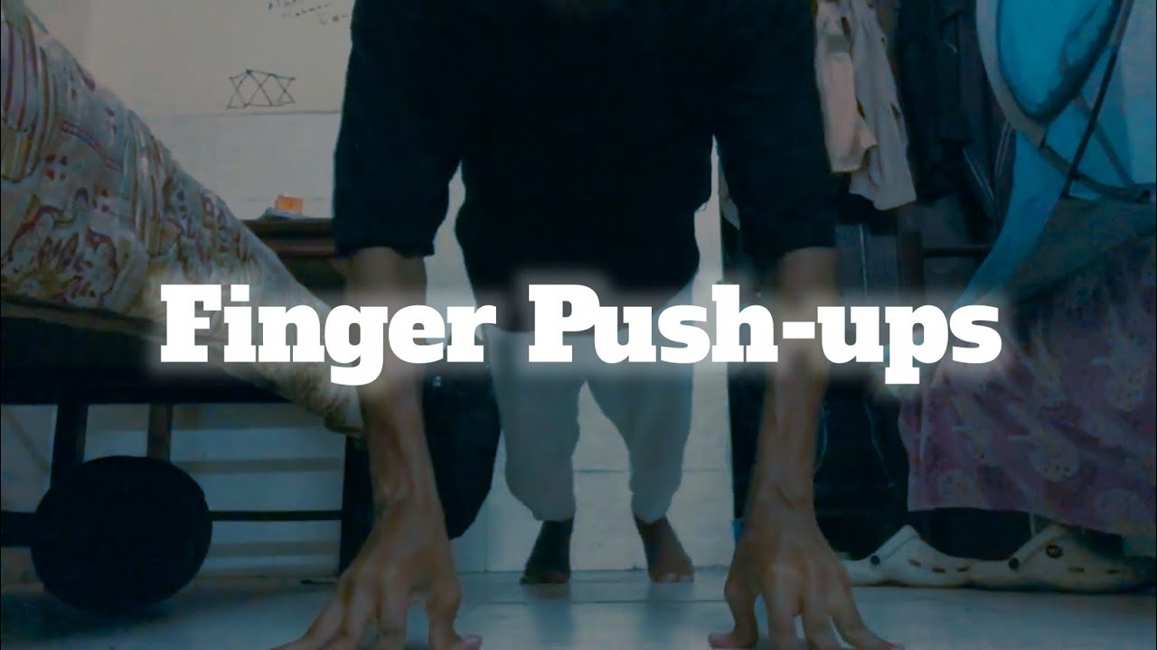 Trying Finger Push-ups At 3 A.M. - YouTube