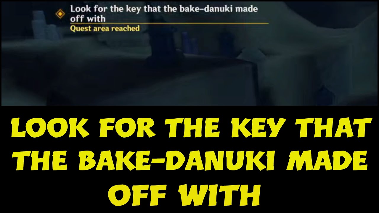 Look For The Key that the Bake Danuki Made off With Genshin impact The ...