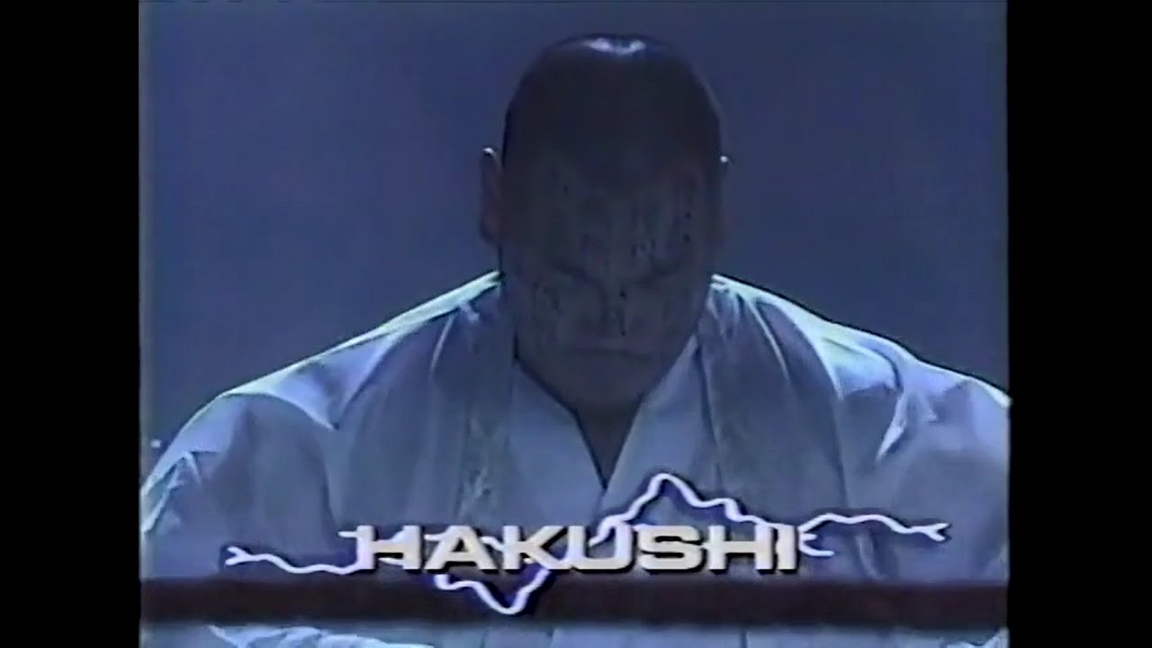 Hakushi in action Wrestling Challenge July 2nd, 1995 - YouTube