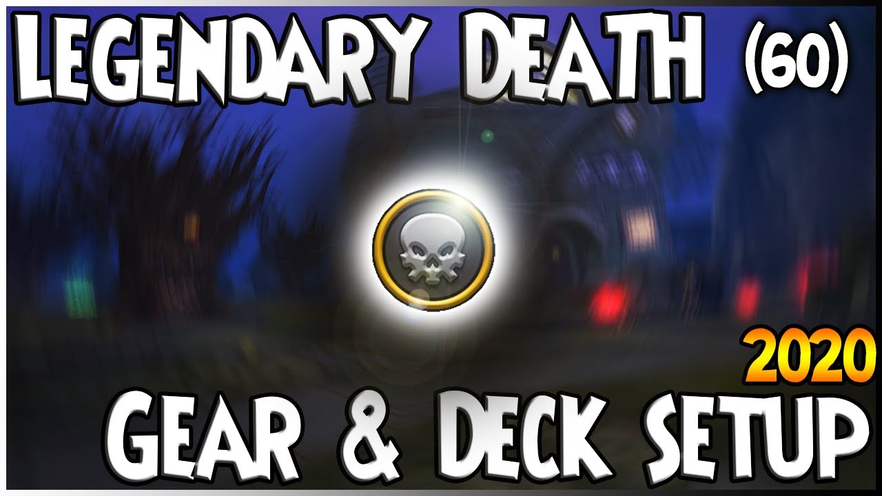 Wizard101 Legendary Death Gear & Deck Setup (2020) - YouTube