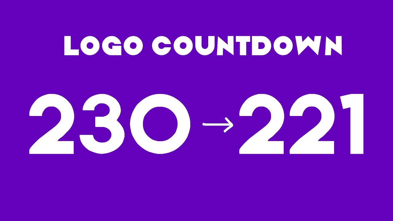 Logo Countdown 23: 230 to 221 - YouTube