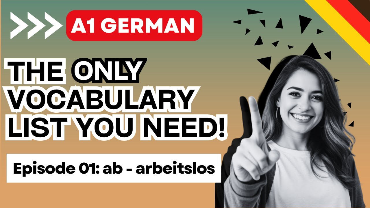 Unlock A1 German: Essential Vocabulary with English Examples! - YouTube